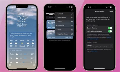 How To Turn On Precipitation And Severe Weather Notifications On Your Iphone