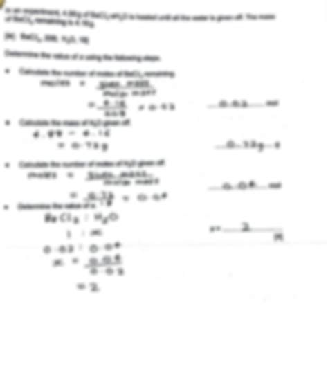 SOLUTION Cie Igcse Chemistry Stoichiometry Past Paper Questions Worksheet Solved Studypool