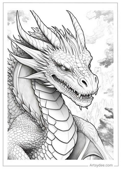 Fantasy Art Fun Dive Into 49 Free Dragon Coloring Pages Artsydee