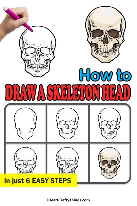 How To Draw A Skull Head