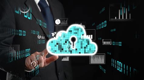 Premium Photo Cloud Computing Power Enhance Cloud Strategy For Business Faas