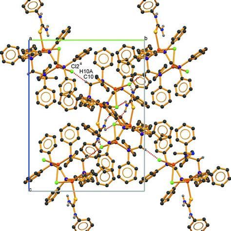 Part Of The Crystal Structure Showing Intra Intermolecular N H···cl