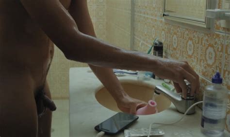 Guy Showers And Preps In Bathroom Guy Showers And Preps In Bathroom