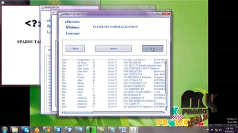 Final Year Projects 2015 Mapping Xml To A Wide Sparse Table Youtube