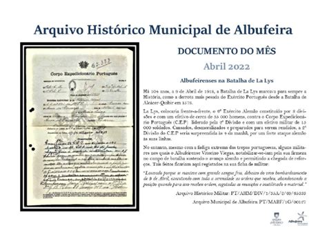 Arquivo Histórico De Albufeira Documentos Do Mês Pdf