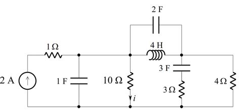 Solved Calculate I The Circuit Is In The Steady State