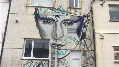 Tee2sugars And The Steve Strange Mural 1 Min Update Youtube