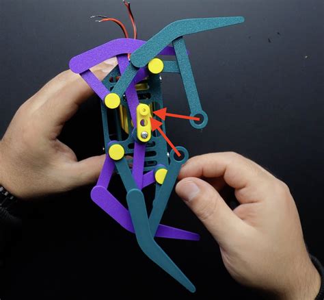 3d Printed Theo Jansen Style Octopod Robot Arduino Based 7 Steps