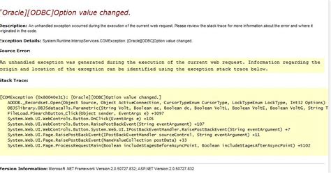 Orafaq Forum Windows Oracle Odbc Error While Firing A Query To Oracle Database
