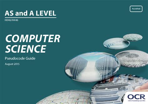 260952 Pseudocode Guide Computer Science Pseudocode Guide August 2015