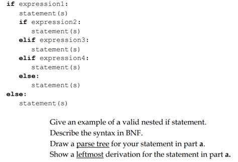 Solved If Expression Statement S If Expression Chegg Com