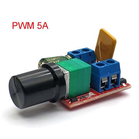 Pwm 5a 90w1 Модуль контроллера скорости двигателя постоянного тока Dc