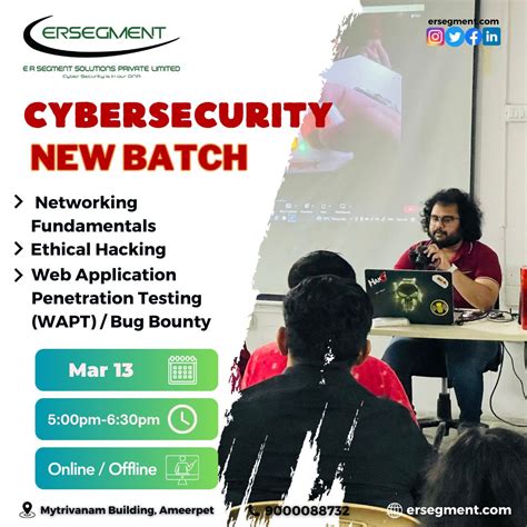Cybersecuritytraining Onlinelearning Offlinelearning Infosec… Ersegment Solutions Pvt Ltd