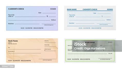 템플릿을 확인합니다 기요쉐 패턴과 지폐워터마크가 있는 빈 은행 수표 바우처 또는 인증서 쿠폰 또는 티켓 벡터 세트 은행업무에