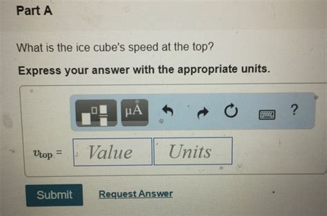 Solved A Very Slippery Ice Cube Slides In A Vertical Plane Chegg Com