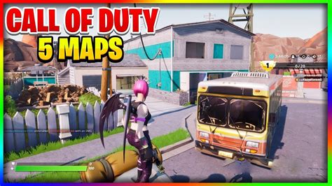🥵best 5 Call Of Duty Maps In Fortnite Chapter 4 Call Of Duty Fortnite Code🥶 Youtube