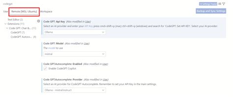 Ollama Wsl 2 Vscode Code Gpt Oboki