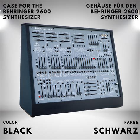 3d Gedrucktes Gehäuse Im Vintage Classic Synth Design Für Den Behringer 2600 Synthesizer Kaufen