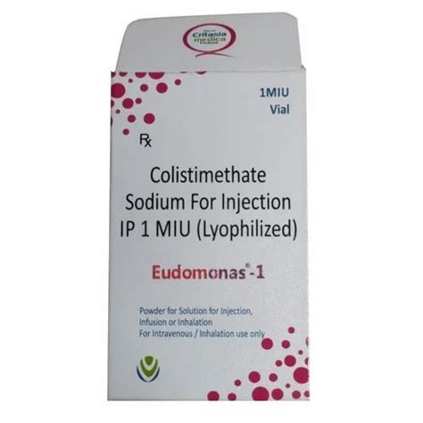 Colistimethate Sodium Injection Ip 1 Miu At ₹ 350 Box Anji Wardha Id 2850677258130