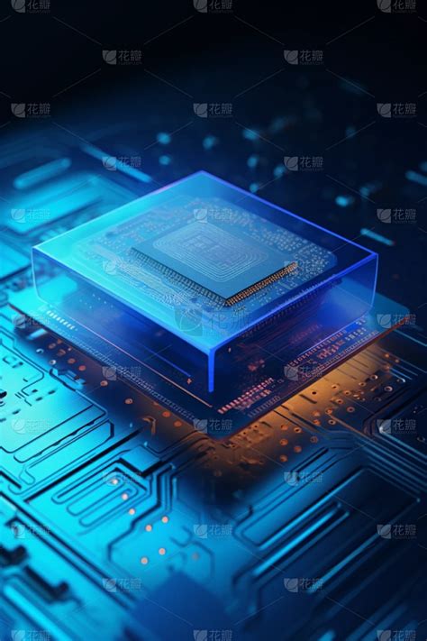 Ai人工智能科技芯片概念场景素材 花瓣网