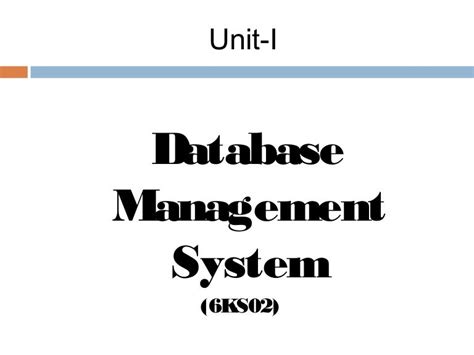 Database System By Vishal Patil