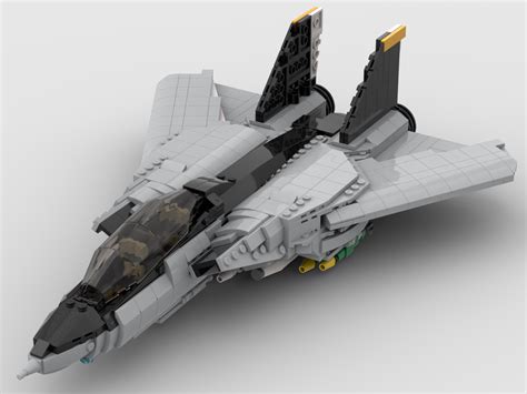Lego Moc Grumman F 14 Tomcat By John Dumbar Rebrickable Build With Lego
