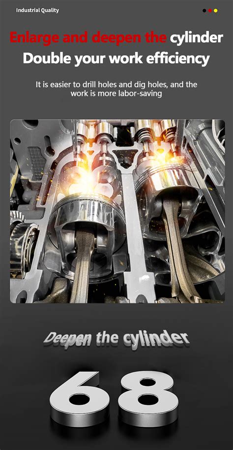 Earth Ground Auger Machine 2 Stroke 52cc Engine With Free Bit 100150