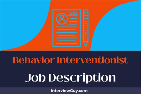 Behavior Interventionist Job Description [updated For 2025]