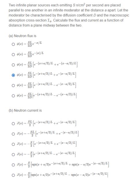 Solved Two Infinite Planar Sources Each Emitting Sn Cm2 Per