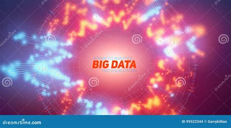 Big Data Circular Visualization Futuristic Infographic Information Aesthetic Design Visual