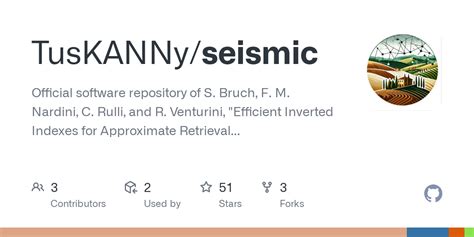 Github Tuskannyseismic Official Software Repository Of S Bruch F M Nardini C Rulli