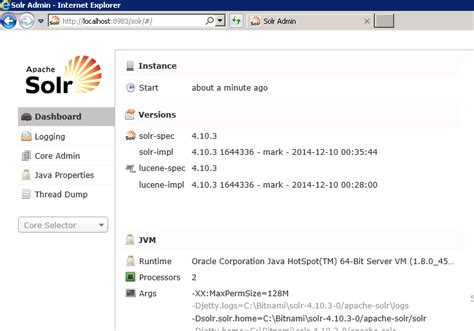 Autopsy User Documentation Install And Configure Solr