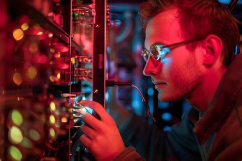 Picture A Quantum Computing Researcher Exploring N Generative Ai Premium Ai Generated Image