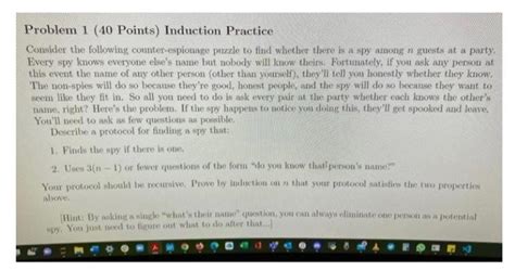 Problem 1 40 Points Induction Practice Consider The Chegg
