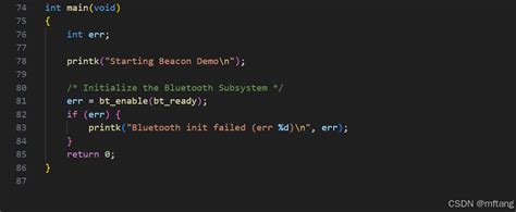 Zephyr架构下bluetooth Beacon功能的实现（nrf52832）发送eir广播 获取蓝牙时钟 发送becon广播 Csdn博客