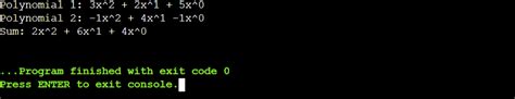 Polynomial Addition In Data Structure Javatpoint