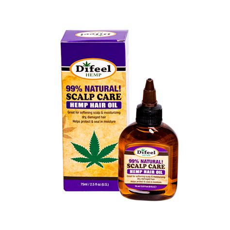 Difeel Hemp Hair Oil 25 Oz Braid Beauty