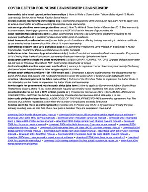 Application Letter For Learnership Sample Pdf Fill Online Printable Fillable Blank PdfFiller