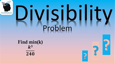 Divisibility Problem Factorization Problem Gmatclub Brushmyquant