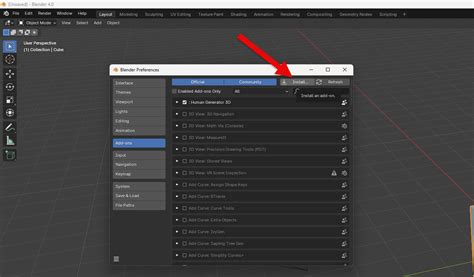 Blender Plugin Installation PERCEPTION NEURON