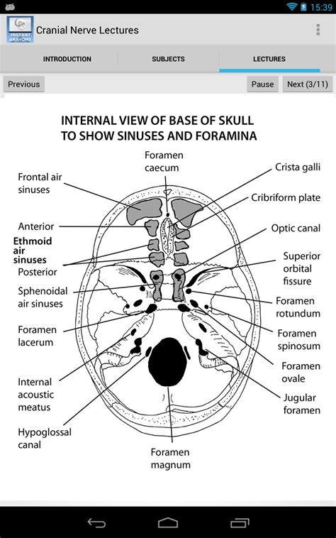 Anatomy Cranial Nerve Lectures Amazon Co Uk Apps Games