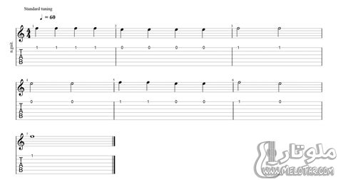 نت های سیم اول ، ویدئو کامل آموزش نت های سیم اول گیتار و نحوه اجرای آن‌ها