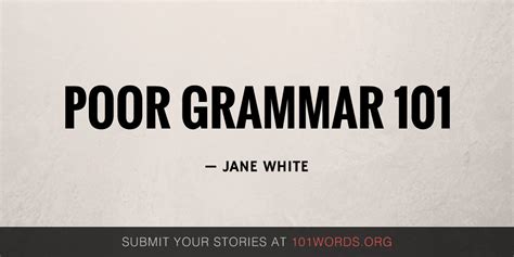 Poor Grammar 101 101 Words