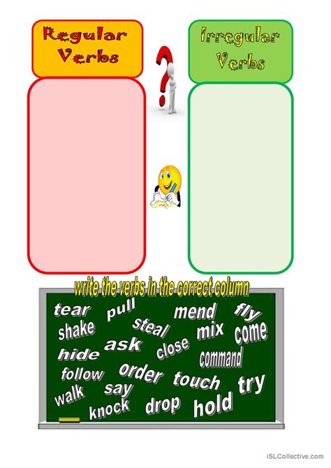 Exercise Regular And Irregular Verbs Fdplearn Exercise Regular And Irregular Verbs Fdplearn