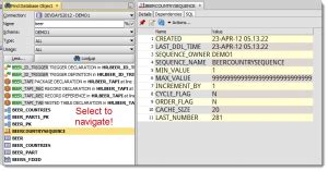 Search And Browse Database Objects With Oracle SQL Developer