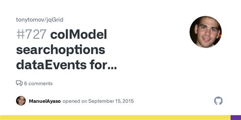 Colmodel Searchoptions Dataevents For Filtertoolbar Search Not Working