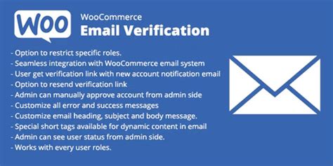 Woocommerce Email Verification By Fnscreator Codester