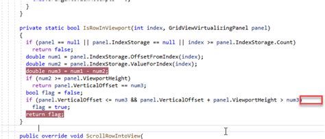 Wpf Radgridview Scrollintoview Row Partially Visible In Ui For Wpf Telerik Forums