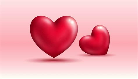 Realistic 3d Heart Shape Balloon Render Style 15643308 Vector Art At