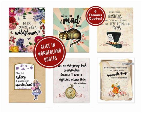 Alice In Wonderland Printable